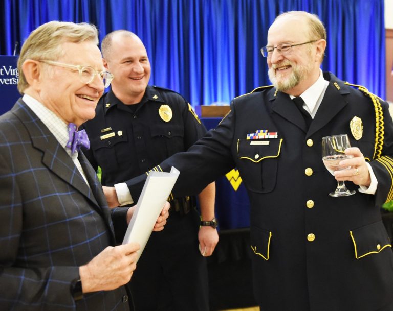 WVU holds retirement party for Police Chief Bob Roberts - The Dominion Post