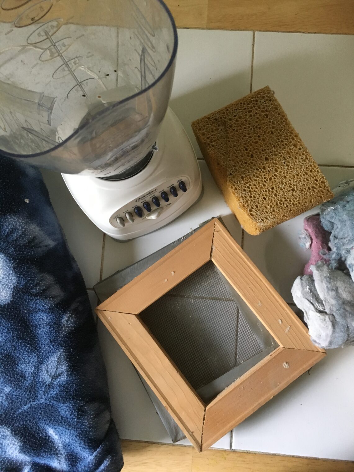 DIY Dryer Lint Paper Making - The Dominion Post