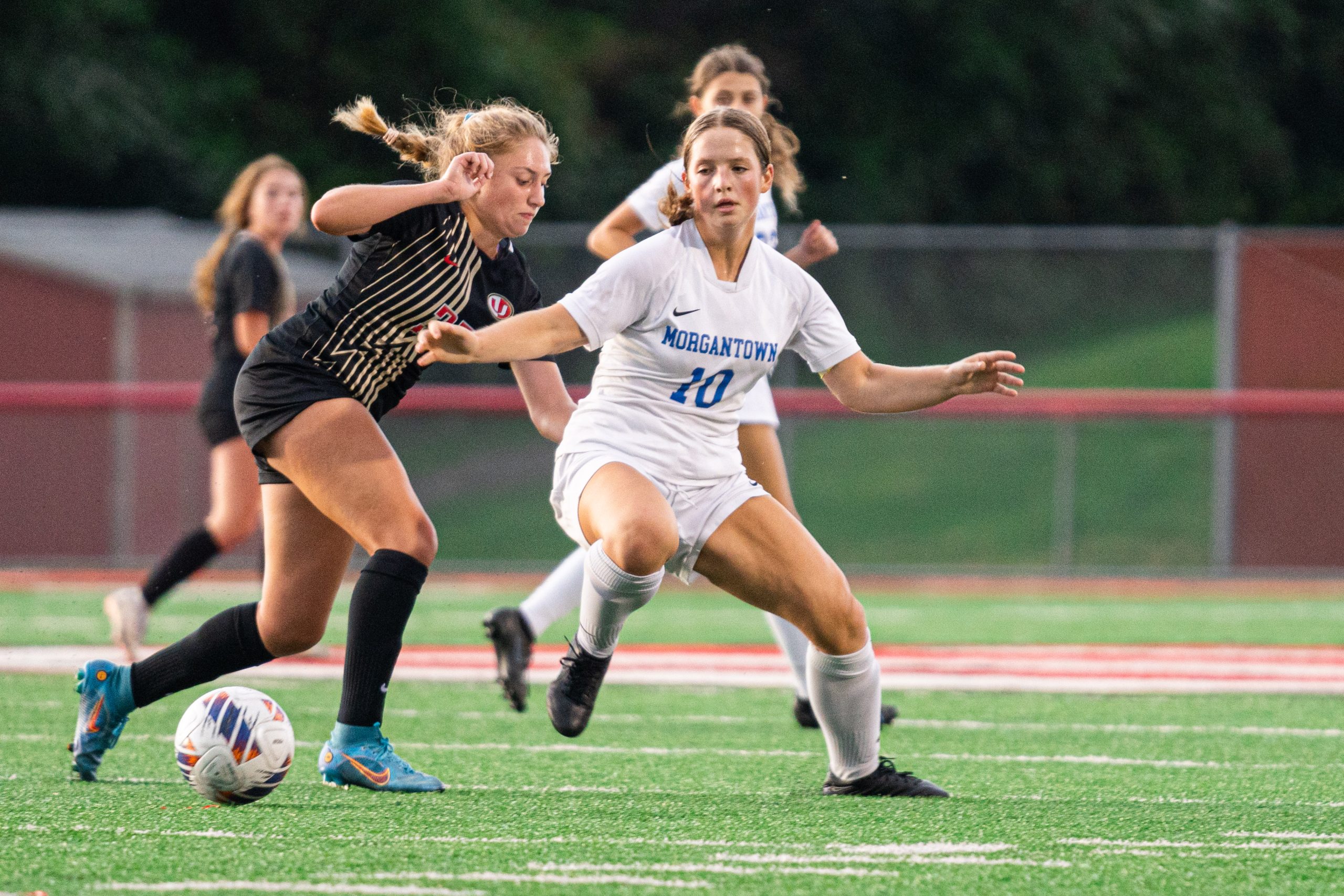 Morgantown girls' soccer team scores seven goals, overpower University ...