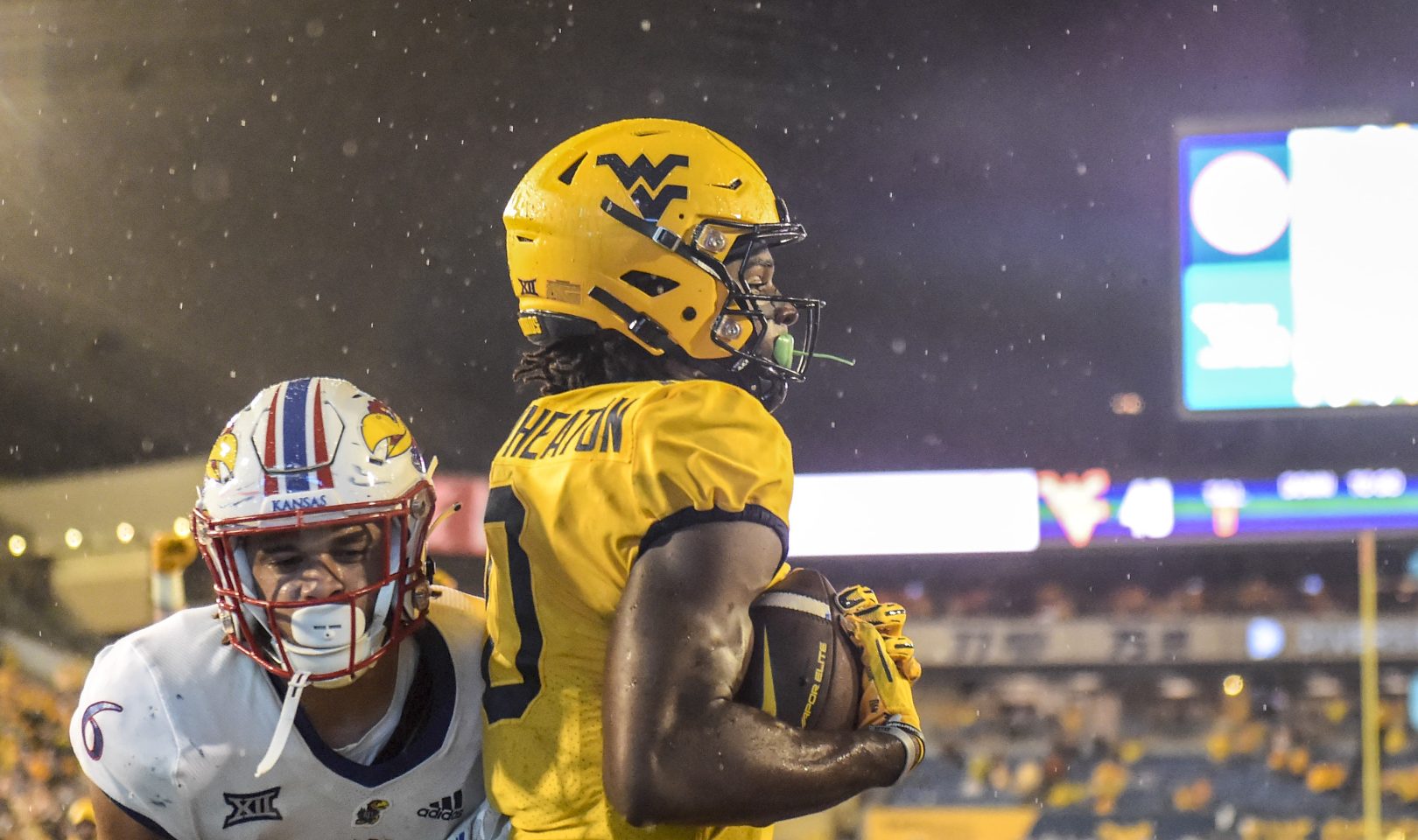 WVU wide receiver Bryce Ford-Wheaton near top of national leaderboards ...