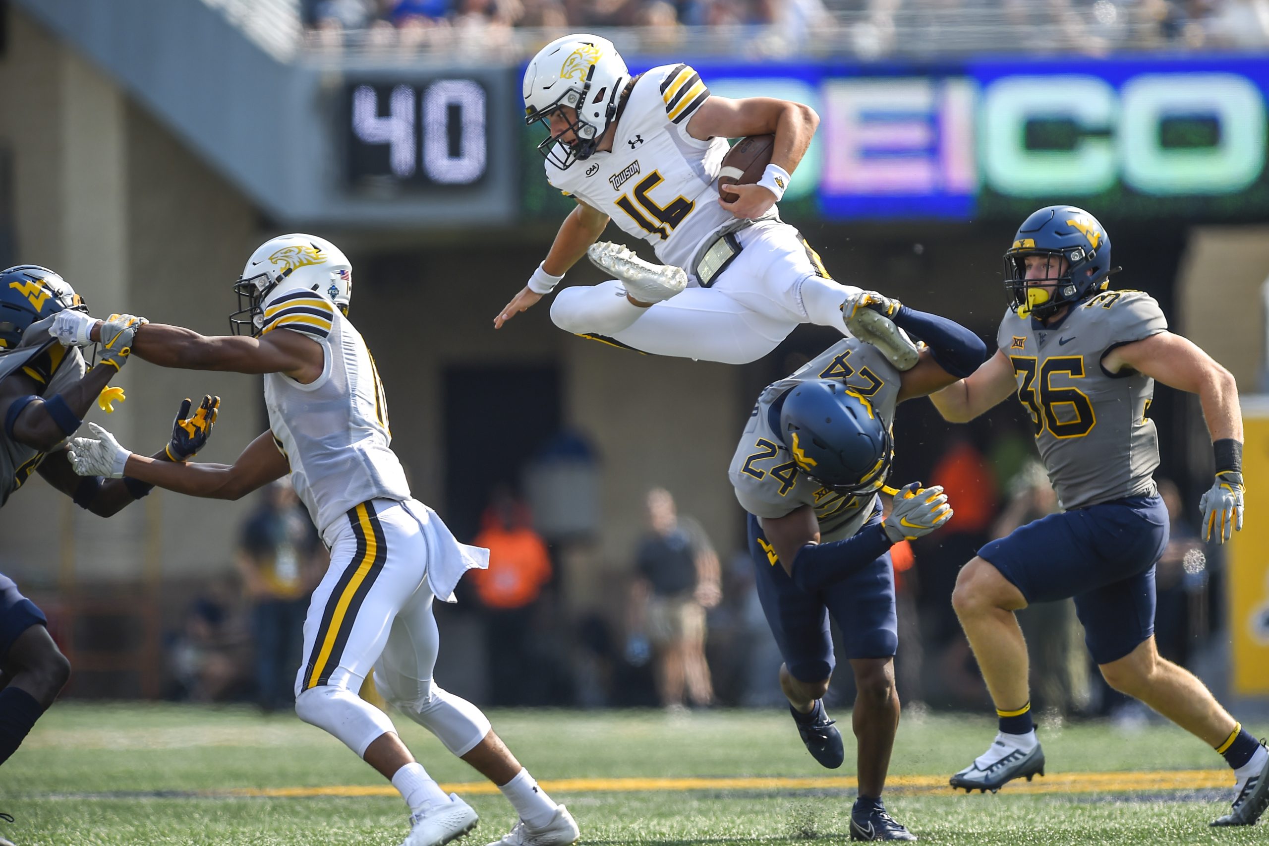 WVU runs past Towson with Mathis, Donaldson - The Dominion Post