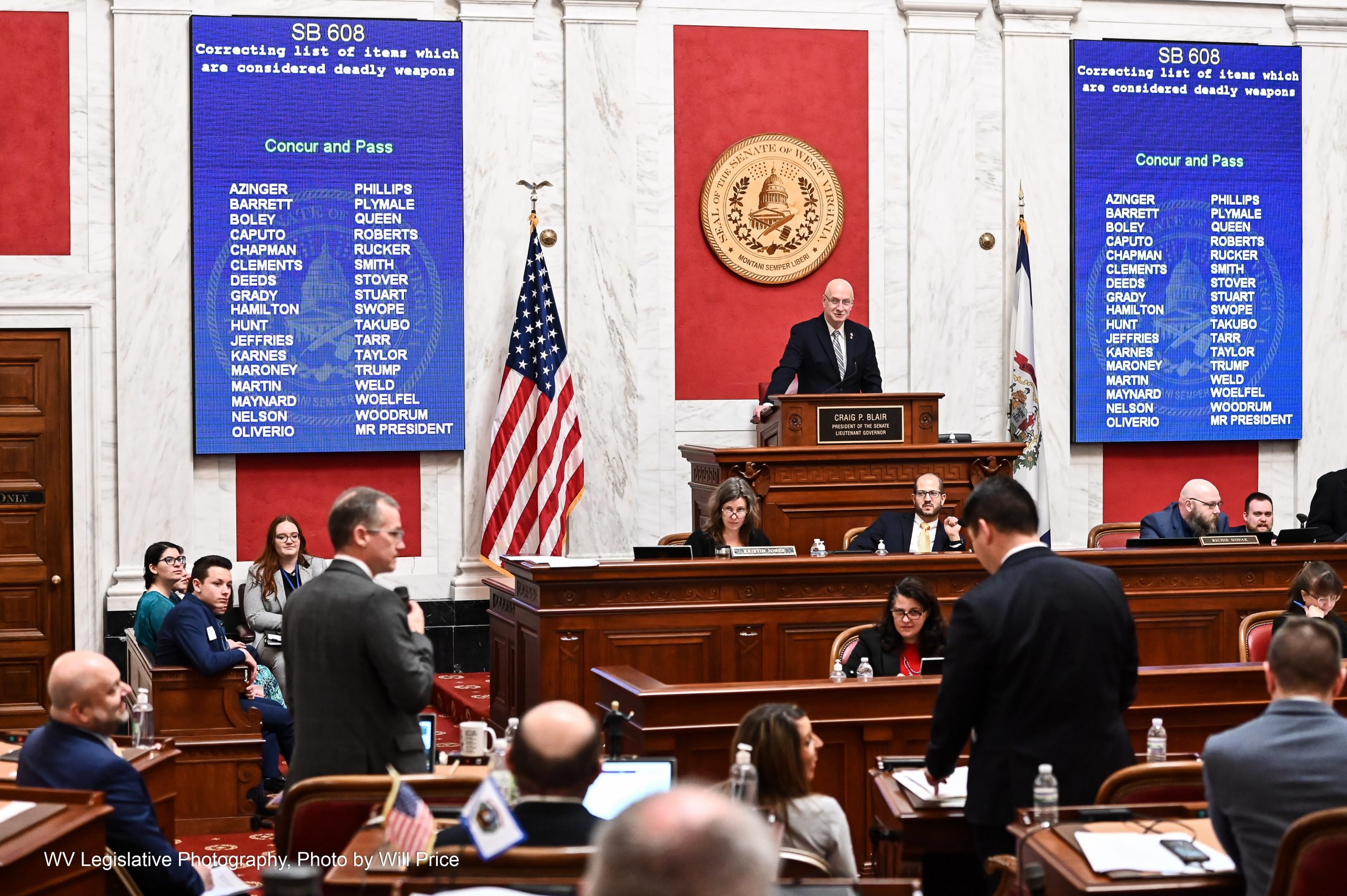 Senate Floor Action