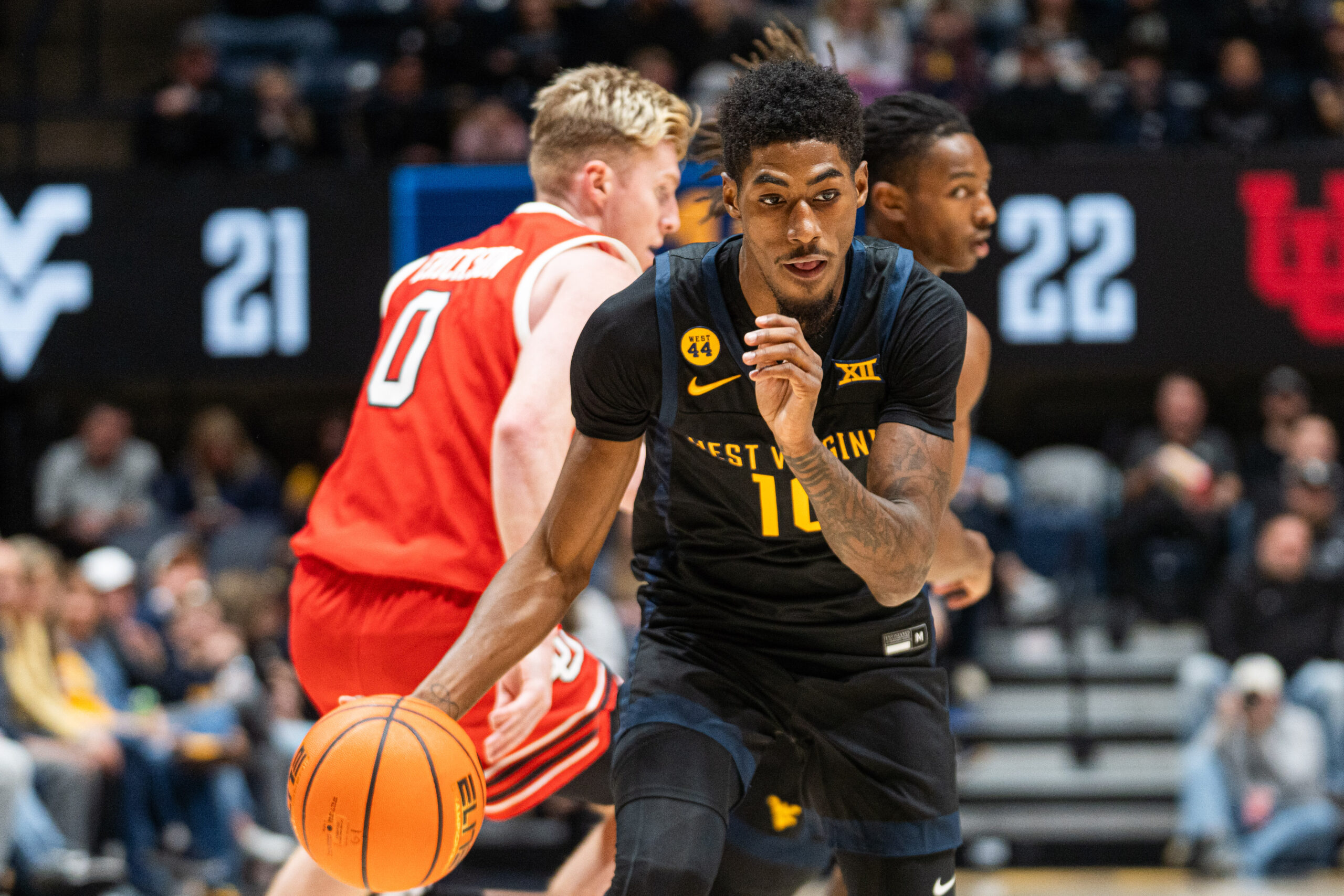 Sencire Harris may provide a dual role for WVU, which travels to No. 25 ...