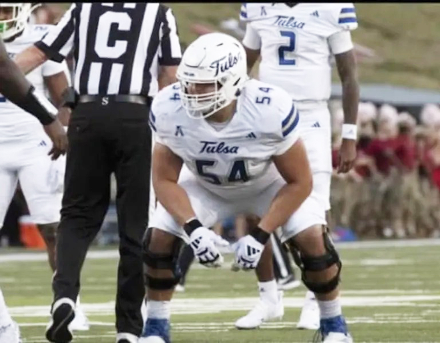 Offensive lineman Walter Young Bear looks to honor heritage after ...