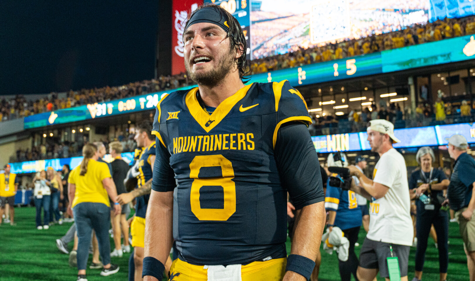 Nicco Marchiol benched, comes back in to win Backyard Brawl - The ...