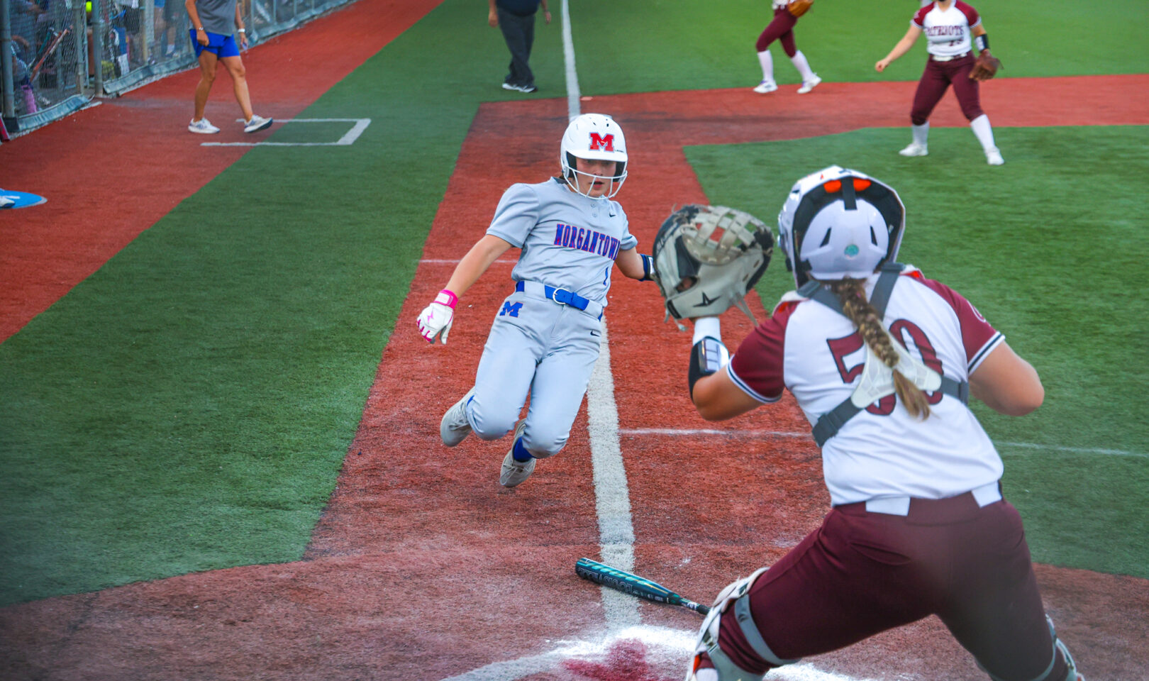 No. 4 Morgantown High softball blanks No. 3 George Washington 6-0 to ...