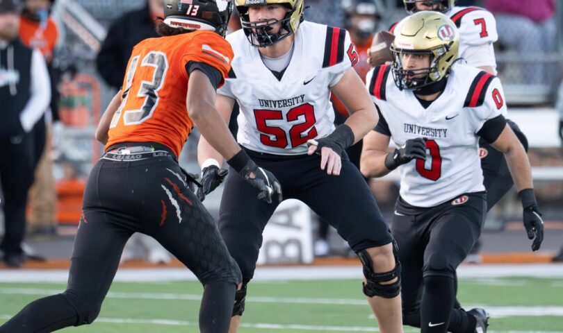 University High football lineman Luke Braham announces verbal ...